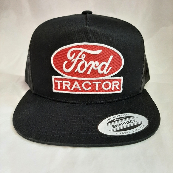 thepatriotspride.com | Accessories | Ford Tractor Patch Cap Flat Bill ...